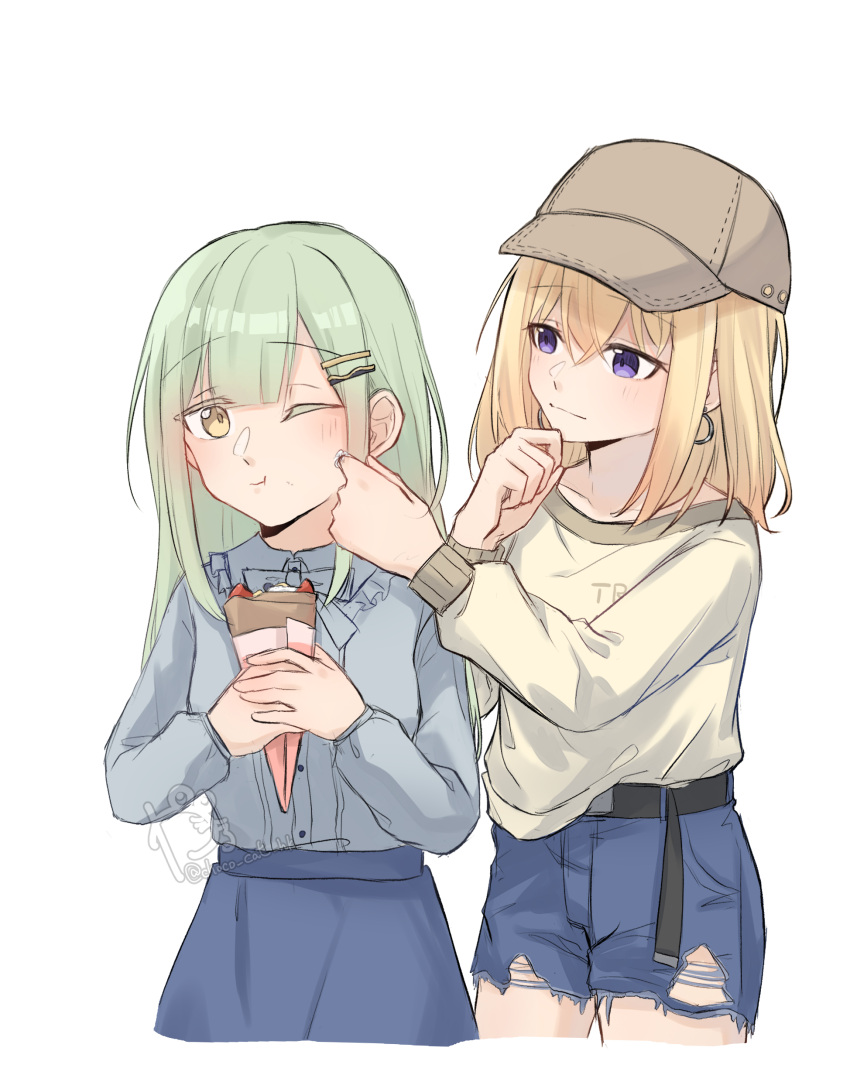 Safebooru - 2girls absurdres bang dream! bang dream! it's mygo!!!!! baseball cap belt black belt ...