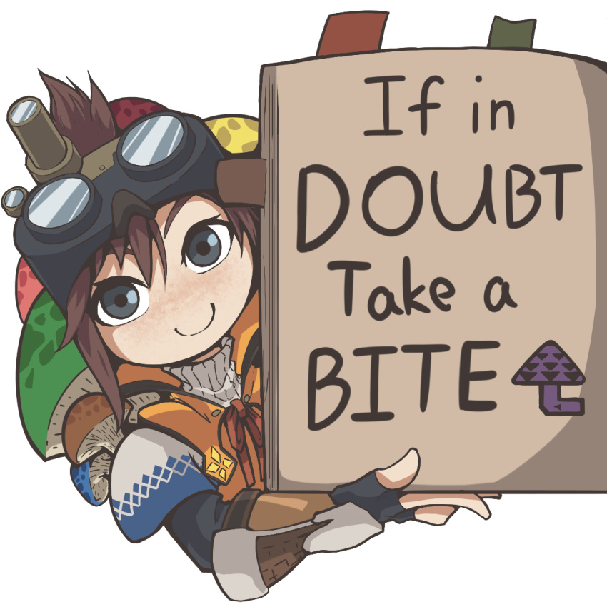 Safebooru - 1girl black gloves book brown hair fingerless gloves folded ...