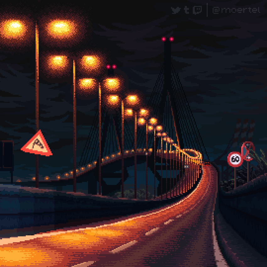 Safebooru - animated animated gif artist name bird car elevated highway ...