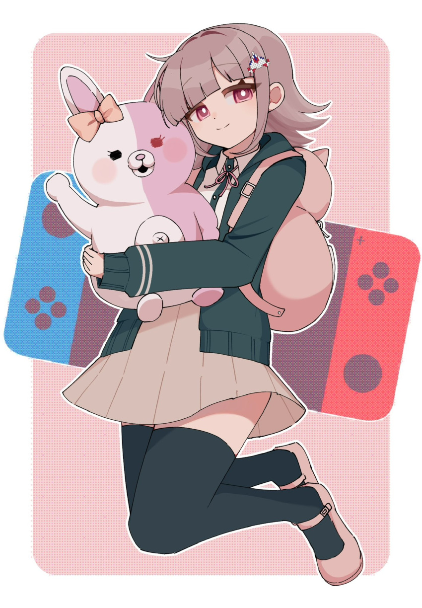 Safebooru - 1girl breasts brown hair collared shirt danganronpa (series) danganronpa 2: goodbye ...