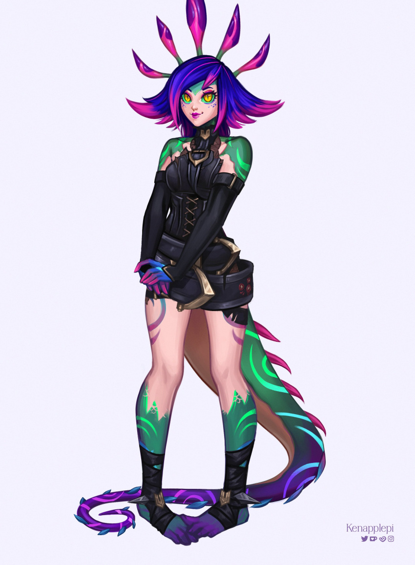 Safebooru - 1girl absurdres artist name bare shoulders black sleeves ...