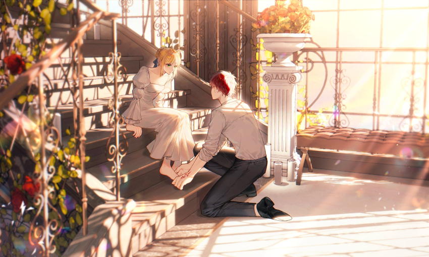 Safebooru - 1boy 1girl absurdres artoria pendragon (fate ...