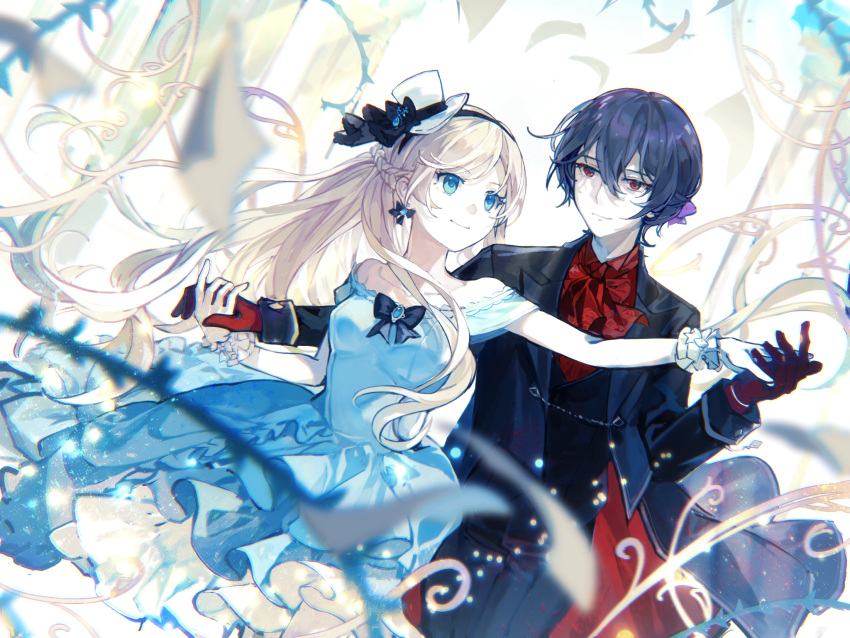 Safebooru - 1boy 1girl alice (arcaea) alice (minuet) (arcaea) arcaea ...