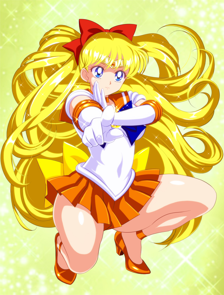 Safebooru - 1girl aino minako bishoujo senshi sailor moon blonde hair blue eyes bow bowtie ...