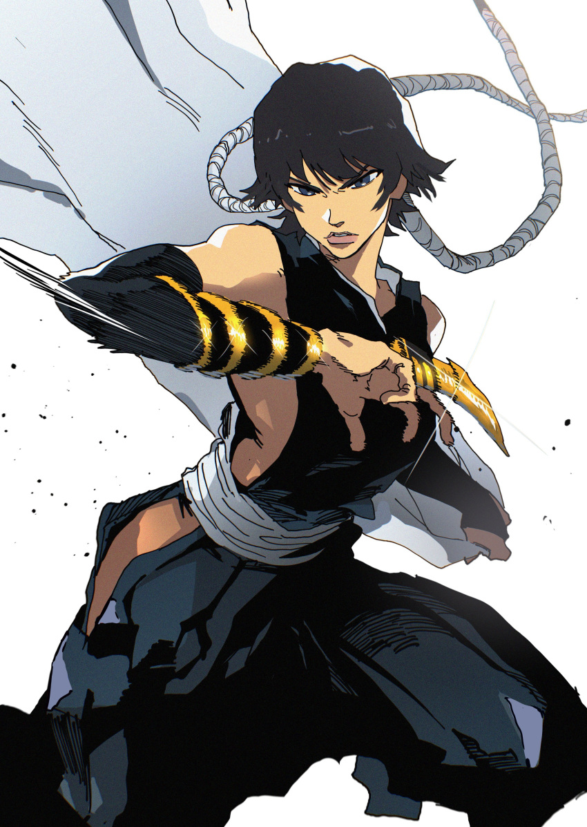 Safebooru - 1girl absurdres bare shoulders black eyes black hair black ...