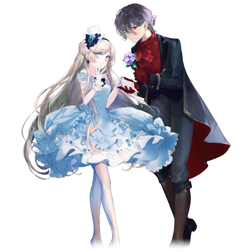 Safebooru - 1boy 1girl alice (arcaea) alice (minuet) (arcaea) arcaea ...
