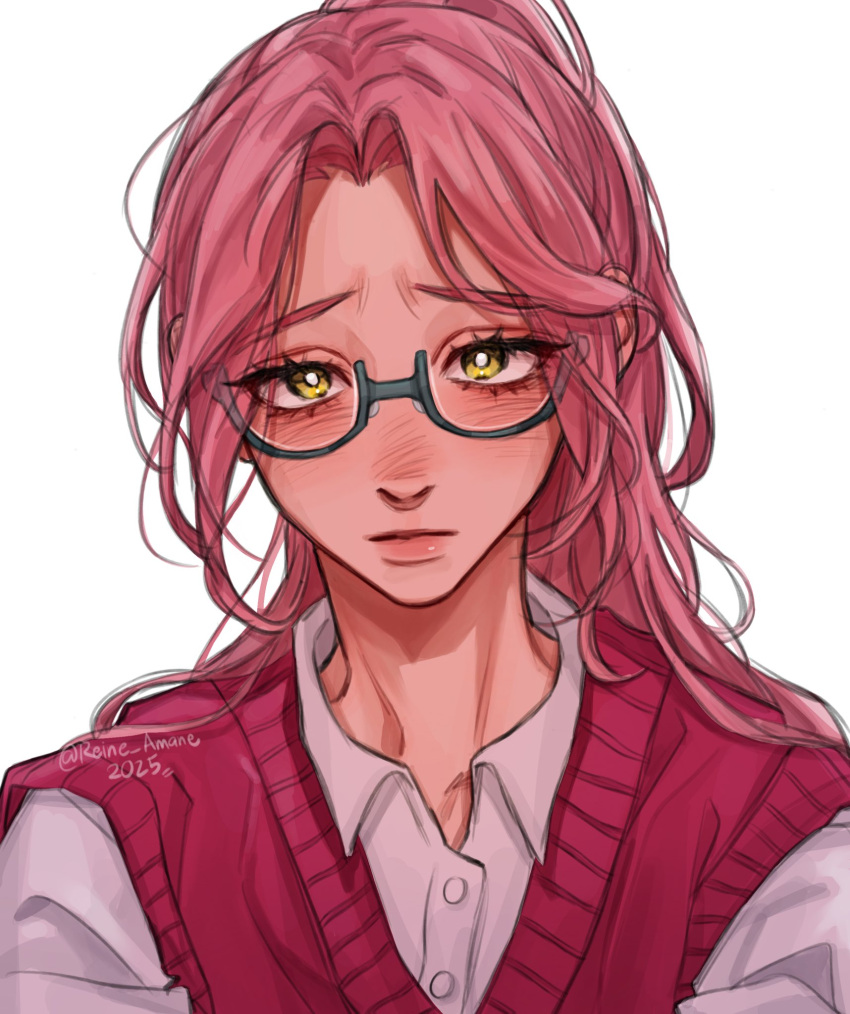 Safebooru - 1girl 2025 alien stage bright pupils closed mouth collared ...