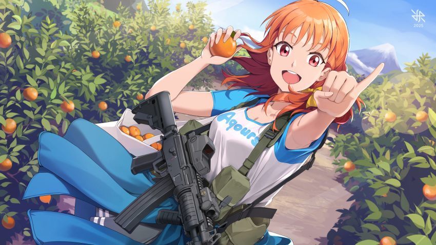 Safebooru - 1girl birthday hiroki ree love live! sunshine!! orange hair ...