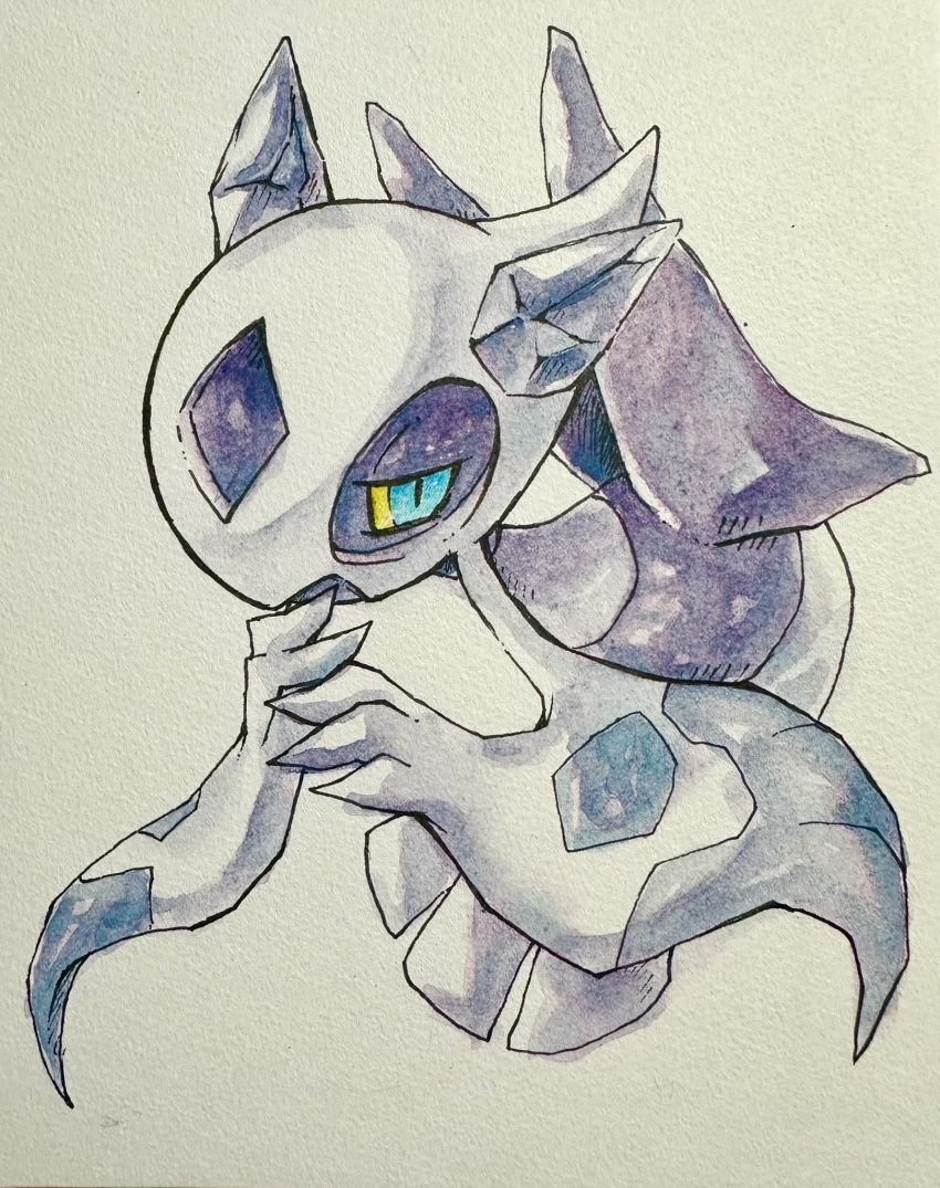 Safebooru - blue eyes colored sclera froslass full body highres looking ...