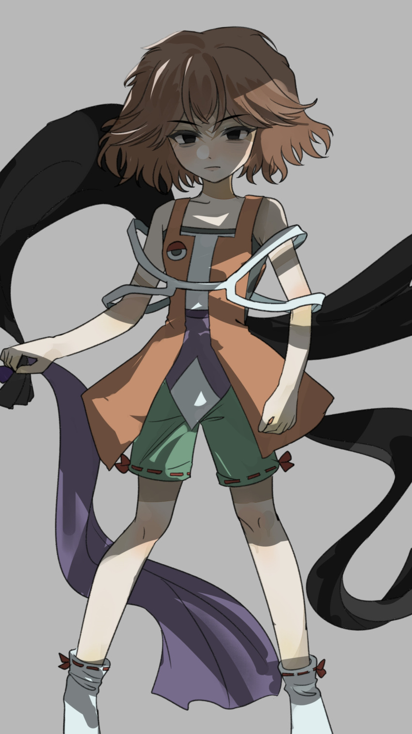 Safebooru - 1other absurdres androgynous bags under eyes bare legs bare ...
