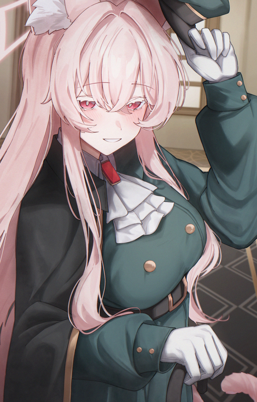 Safebooru - 1girl absurdres akira (blue archive) animal ear fluff ...
