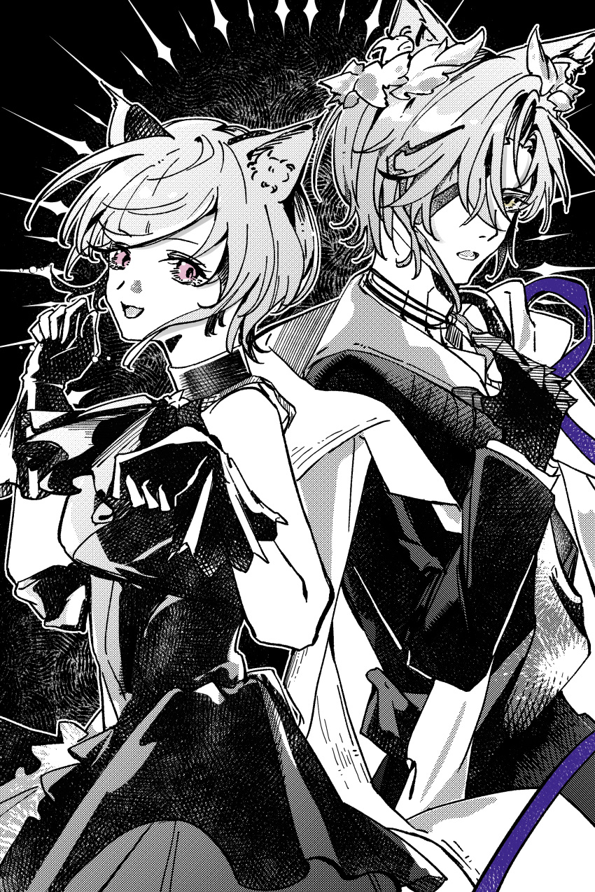 Safebooru - 1boy absurdres animal ears arknights ascot bang dream! bang dream! it's mygo ...