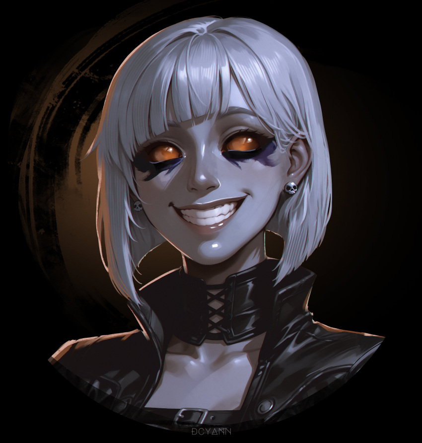 Safebooru - 1girl absurdres artist name colored skin dcyann dungeons ...