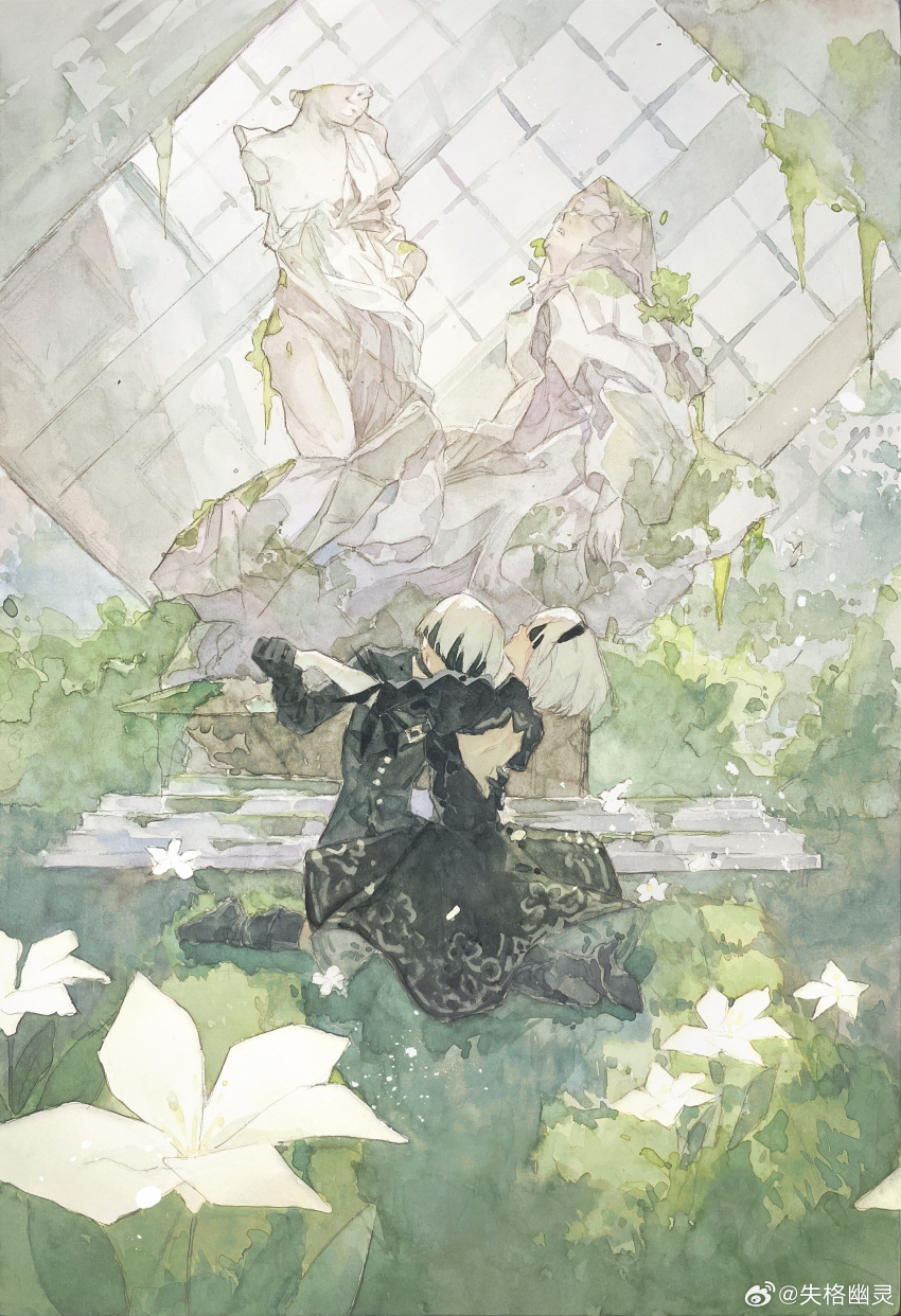 Safebooru - 1boy 1girl 2b (nier:automata) 9s (nier:automata) absurdres ...
