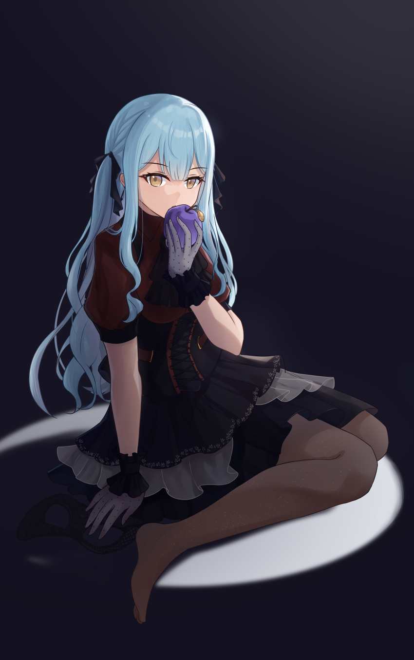 Safebooru - 1girl absurdres apple ascot bang dream! bang dream! it's mygo!!!!! black ascot black ...