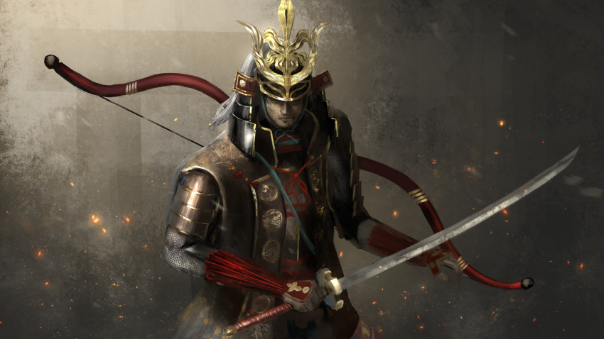 Safebooru - 1boy absurdres armor asaki (asaki vision) ashina genichirou ...