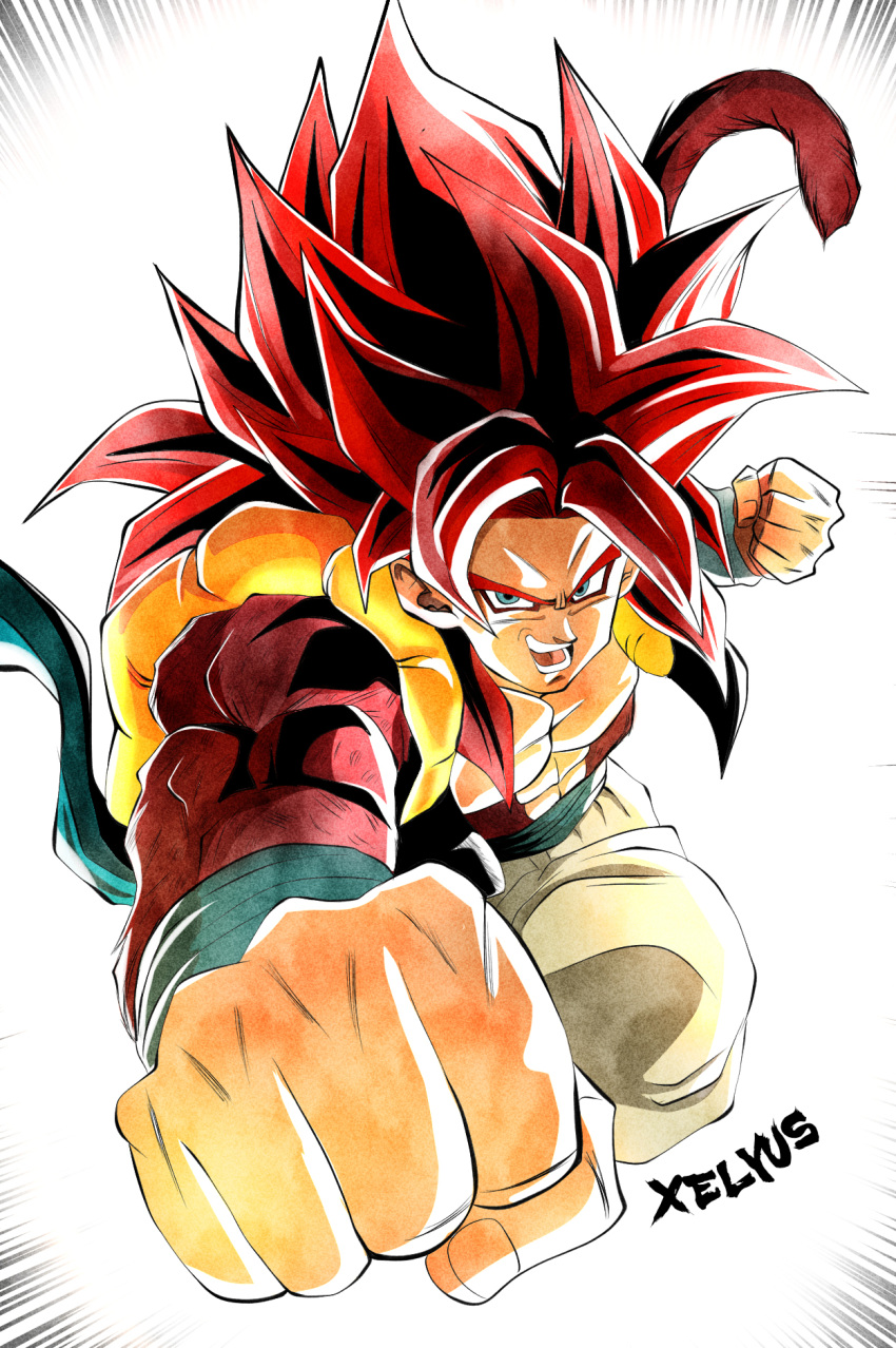 Safebooru - 1boy blue eyes blue sash body fur dragon ball dragon ball ...