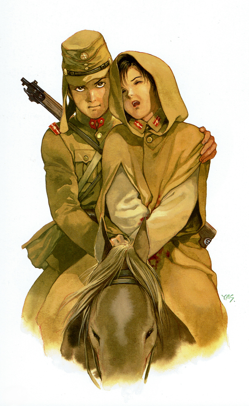 Safebooru - absurdres china hat highres horse japan manchukuo military ...