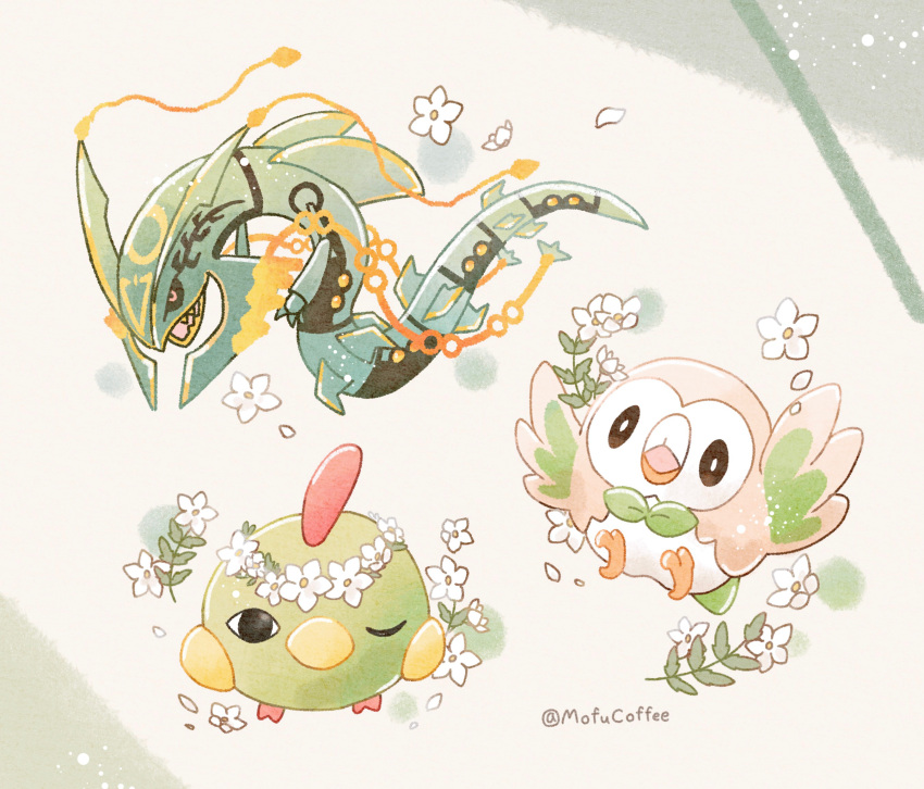 Safebooru - commentary request flower highres leaf legendary pokemon ...