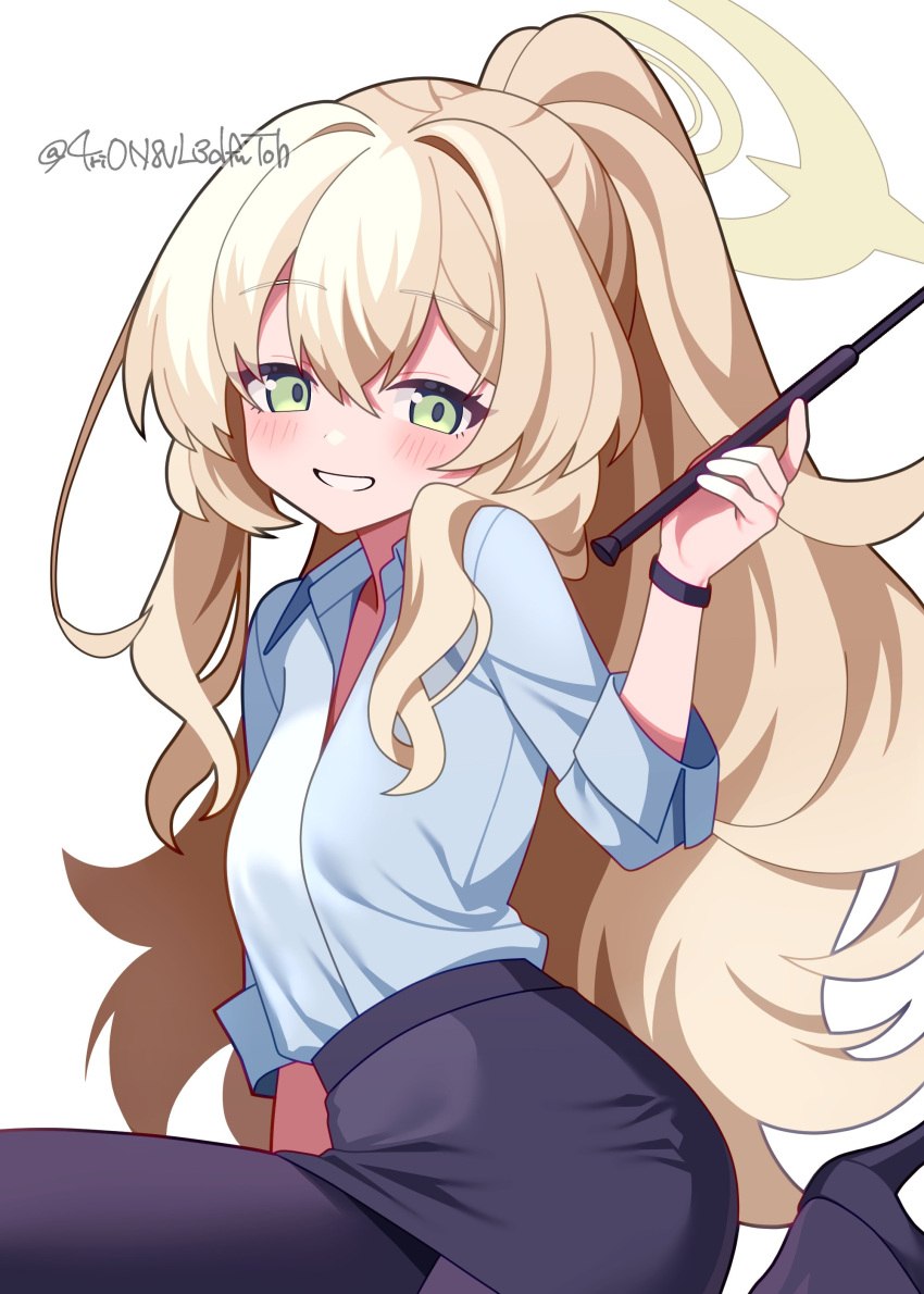 Safebooru - 1girl 4rion :d absurdres arm at side black pantyhose black ...
