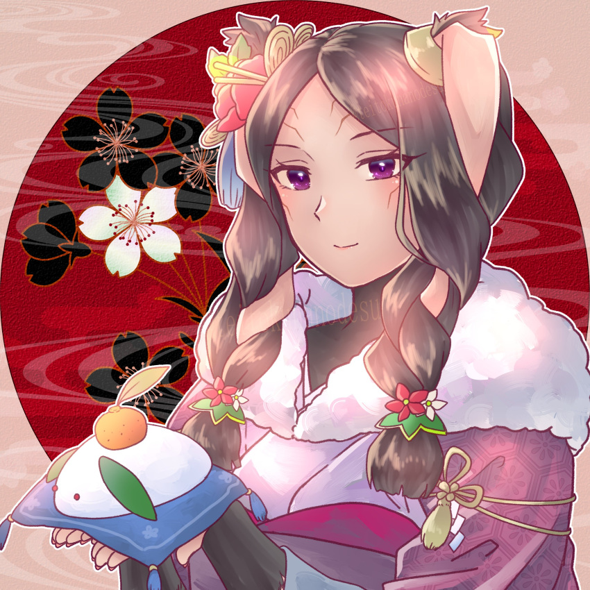 Safebooru - 1girl absurdres animal ears brown hair fire emblem fire ...