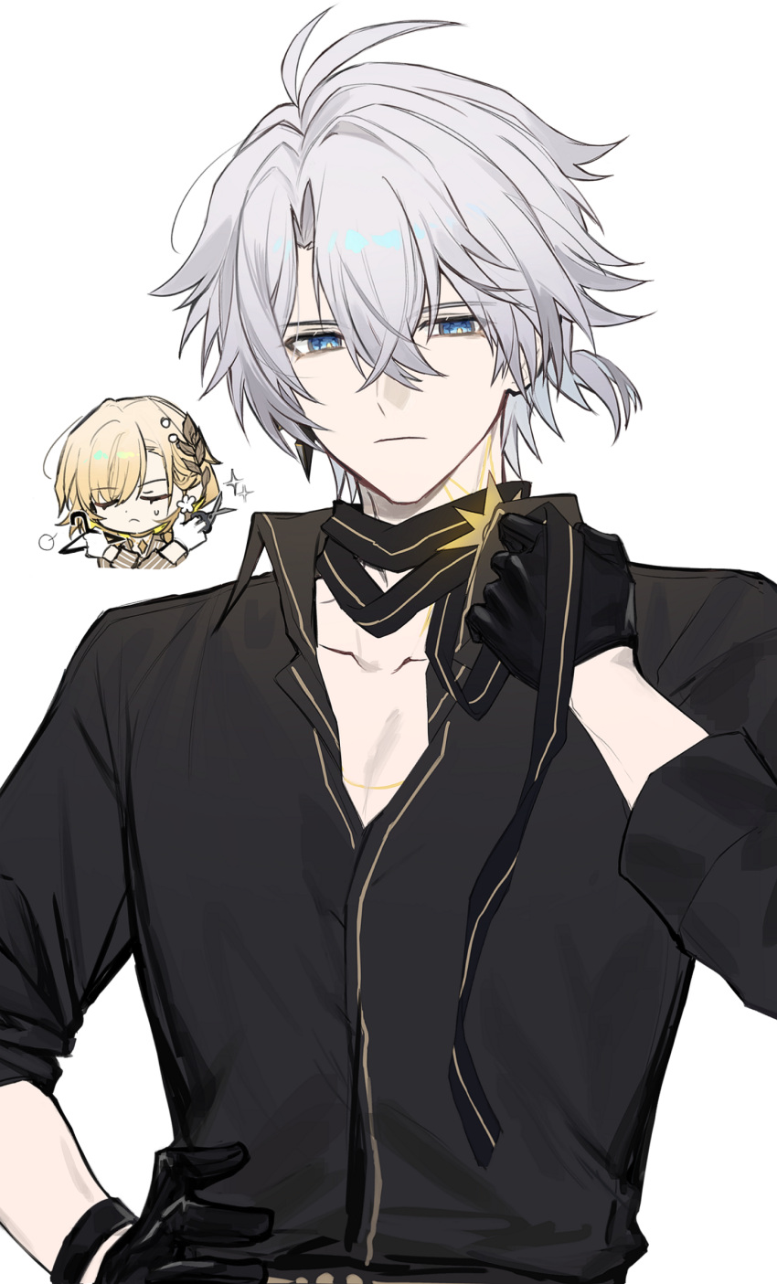 Safebooru - 1boy 1girl aglaea (fashion) (honkai: star rail) aglaea ...
