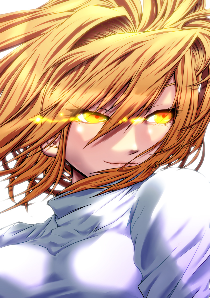 Safebooru - arcueid brunestud blonde hair face glowing glowing eyes ...