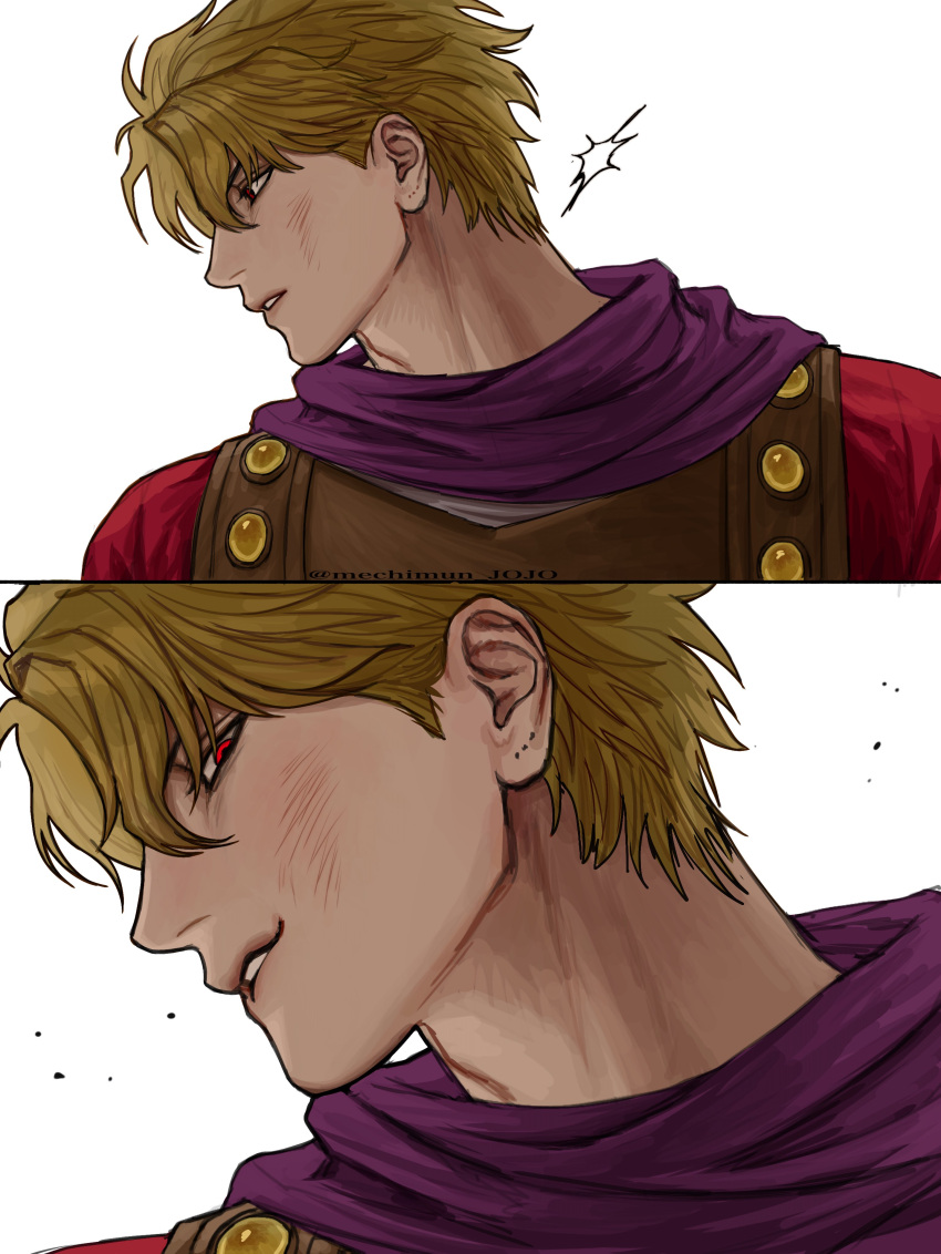 Safebooru - 1boy absurdres birthmark blonde hair dio brando ear ...