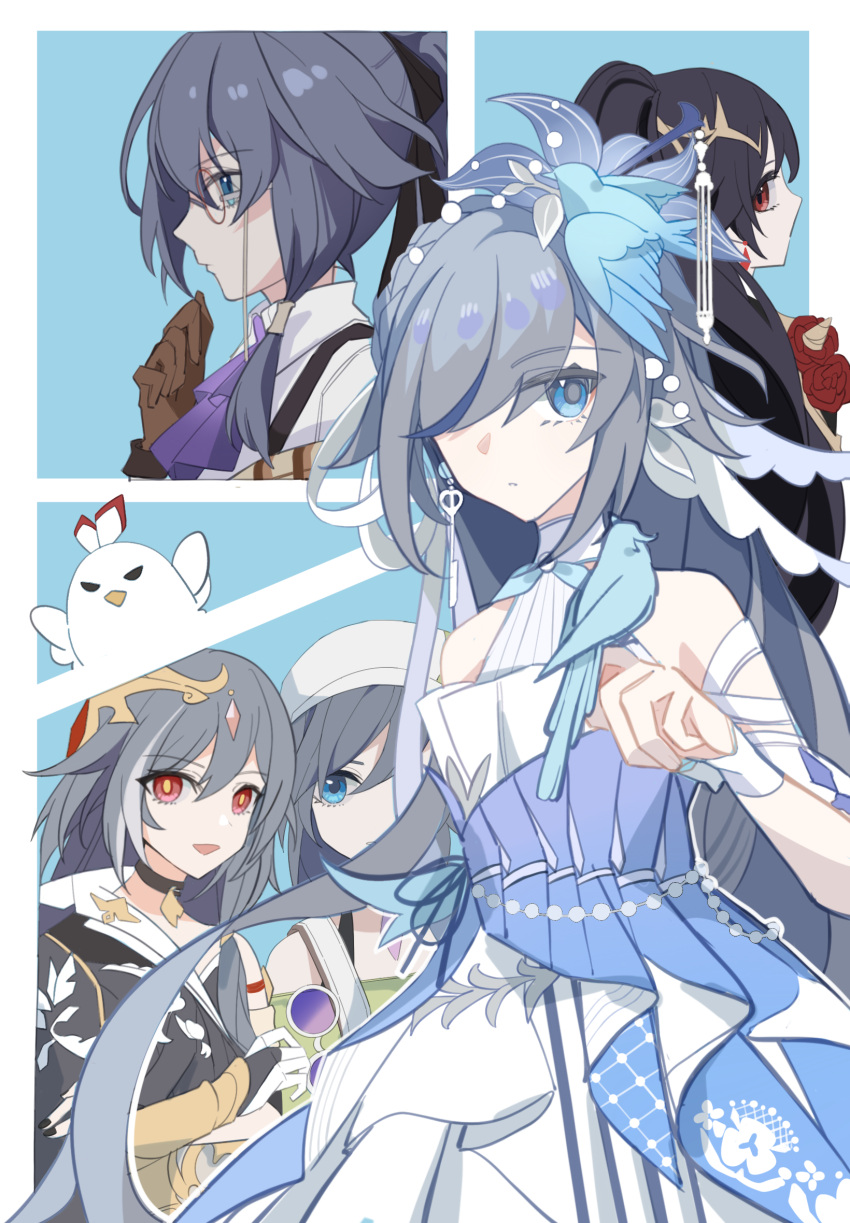 Safebooru - black hair blue eyes china dress chinese clothes closed ...