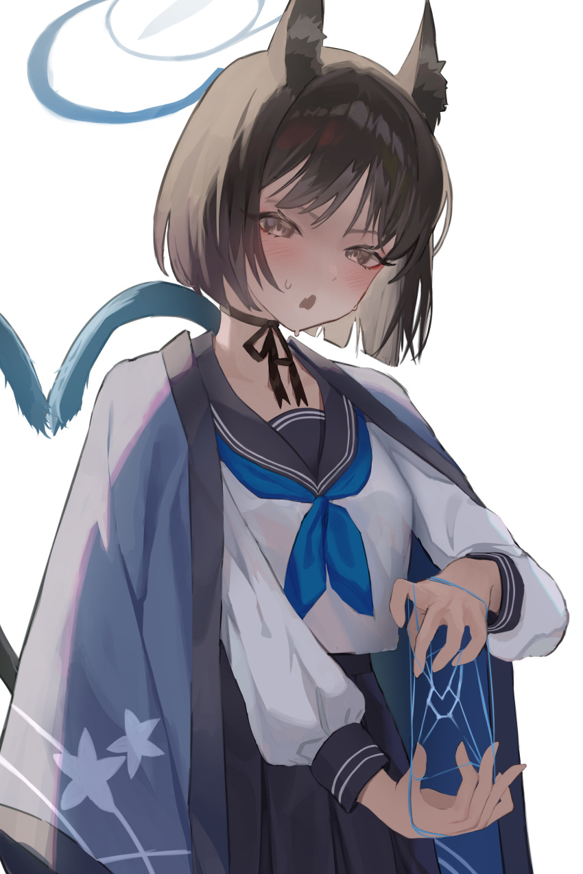 Safebooru - 1girl absurdres animal ears black eyes black hair black ...