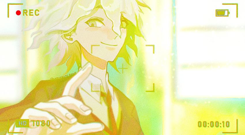 Safebooru - 1boy artist name closed mouth collared shirt danganronpa ...