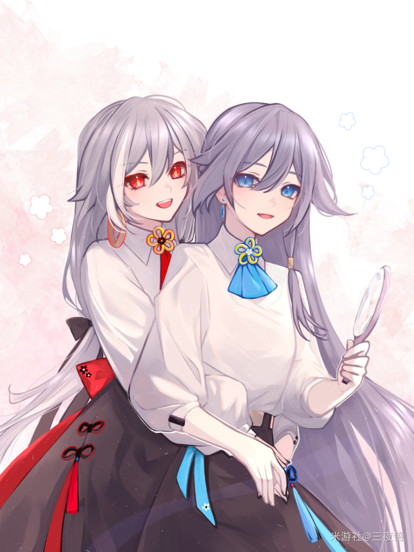 Safebooru - blue eyes blue hair closed mouth fu hua fu hua (herrscher ...