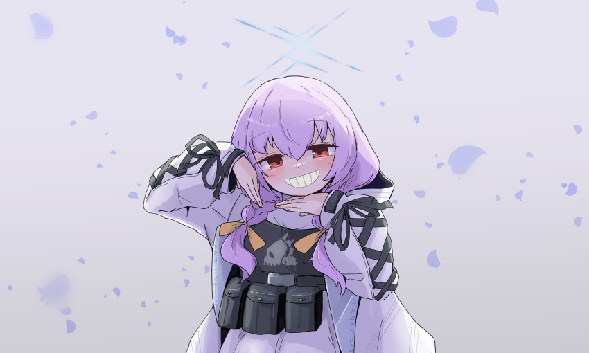 Safebooru - 1girl absurdres atsuko's grin (meme) atsuko (blue archive ...