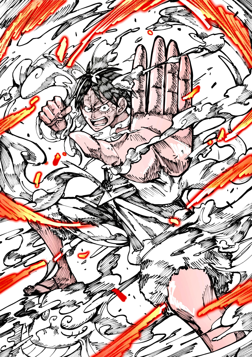 Safebooru - 1boy absurdres clenched hand commentary request highres ...