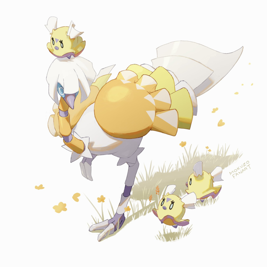 Safebooru - bird closed mouth espathra evolutionary line flittle grass ...