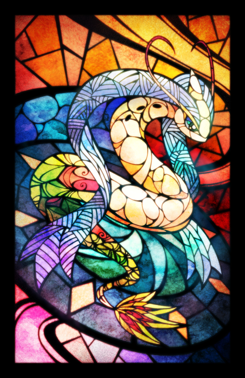 Safebooru - alternate color animal focus black border blue sclera ...