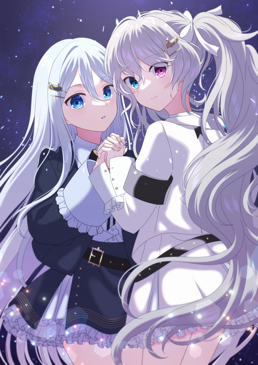 Safebooru - 25-ji miku 25-ji nightcord de. (project sekai) 2girls absurdres armband belt blue ...