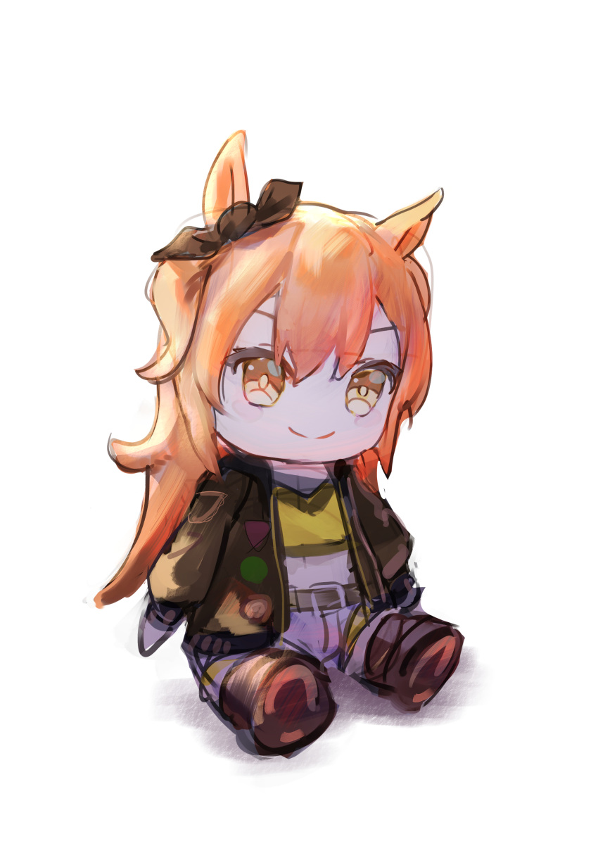 Safebooru - absurdres animal ears bow character doll closed mouth ...