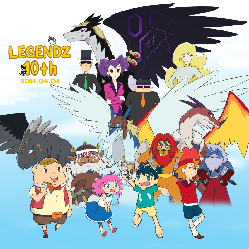 Safebooru - absurdres bb (legendz) bigfoot (legendz) blazedragon blonde ...