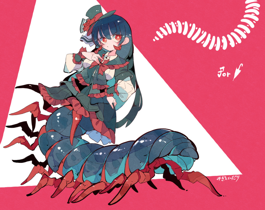 Safebooru - 1girl black hair black headwear commentary commission ...