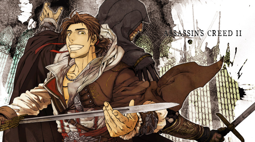 Safebooru - assassin's creed ii assassin's creed ii beard belt blade ...