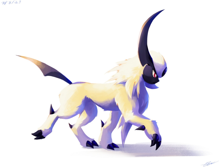 Safebooru - absol bright pupils claws from side highres likey no humans ...