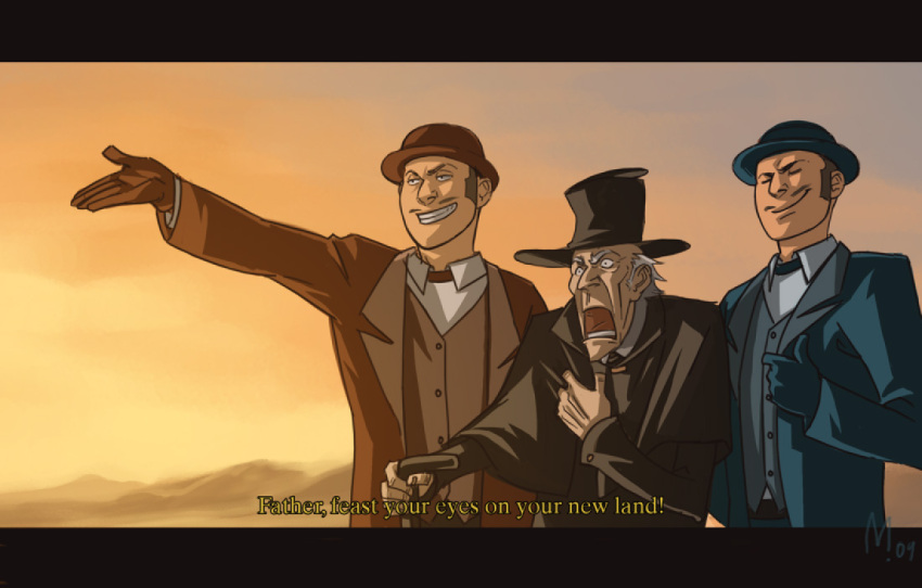 Safebooru - blutarch mann cane fake screenshot gloves hat letterboxed ...