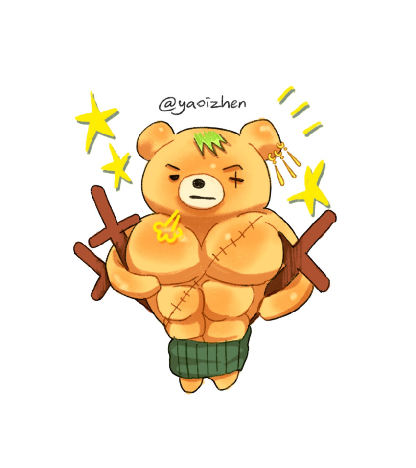 Safebooru - 1boy animal ears animalization bear boy bear ears bread ...