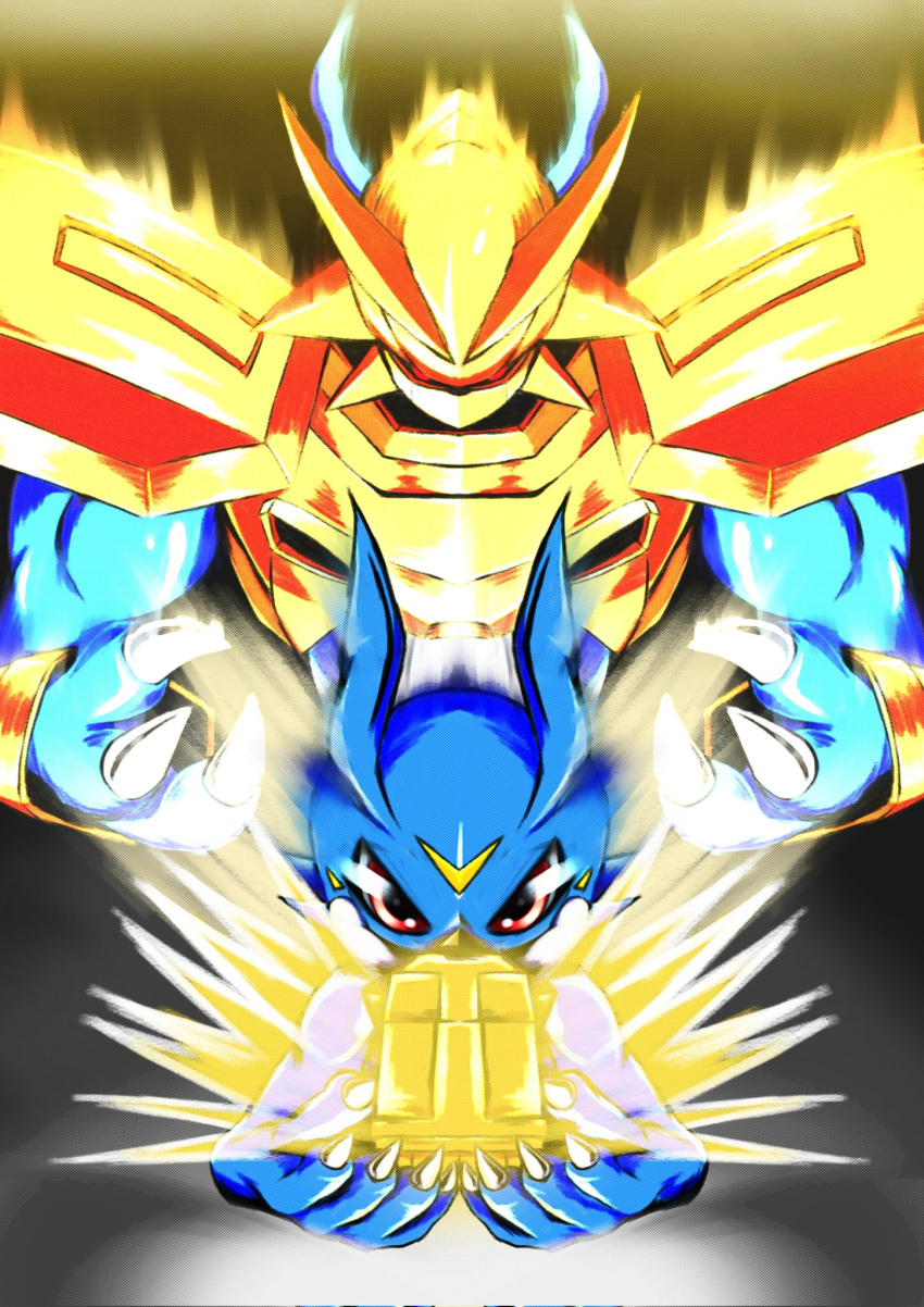 Safebooru - armor covering face digimental of miracles digimon digimon ...