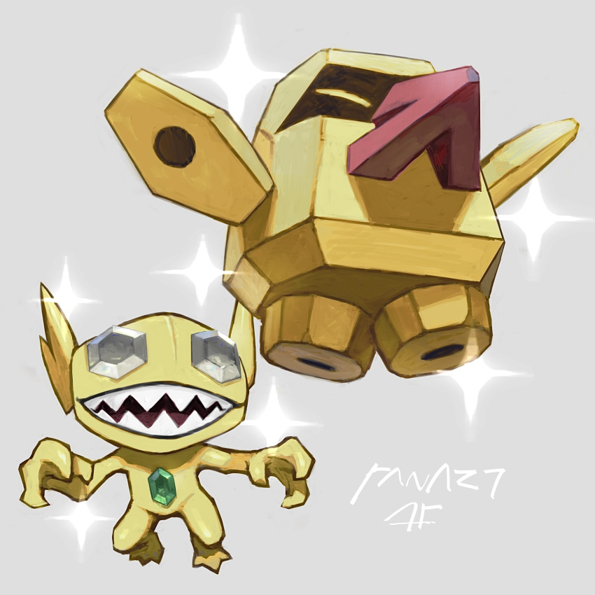 Safebooru - af (afloatisland) alternate color claws full body gem green ...