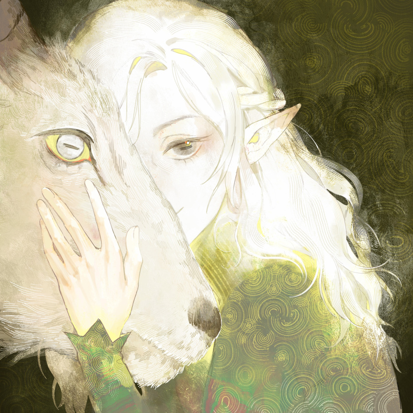 Safebooru - 1boy absurdres chinese commentary dungeon meshi elf goat ...