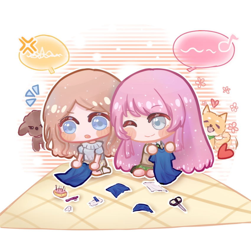 Safebooru - 2girls anger vein bang dream! bang dream! it's mygo ...