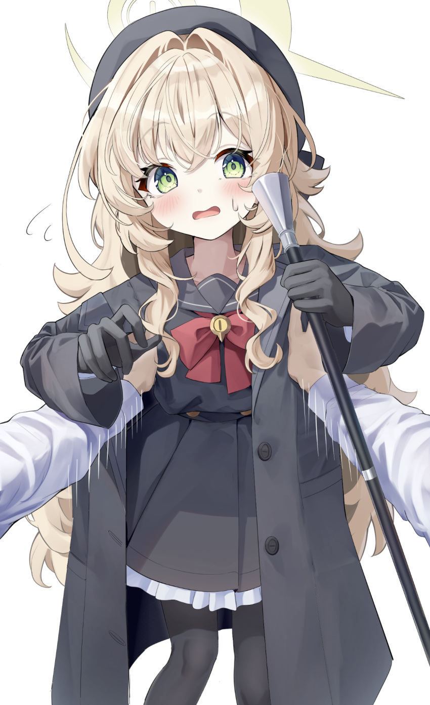 Safebooru - 1boy 1girl black coat black dress black gloves black hat black pantyhose black ...