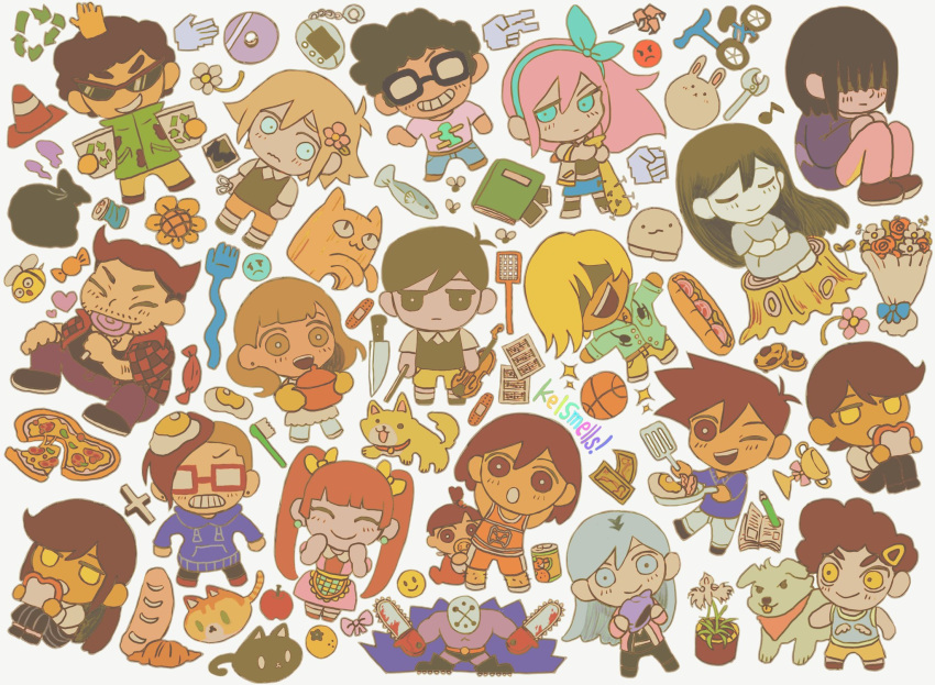 Safebooru - 6+boys 6+girls angel (omori) arrow (symbol) aubrey (faraway ...